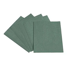 Sheets of wood sandpaper (green)